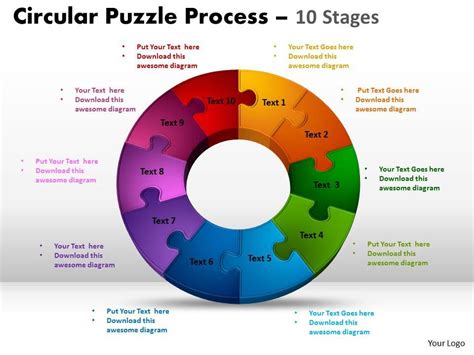 Components Circular Diagram Puzzle Process Presentation Graphics Presentation