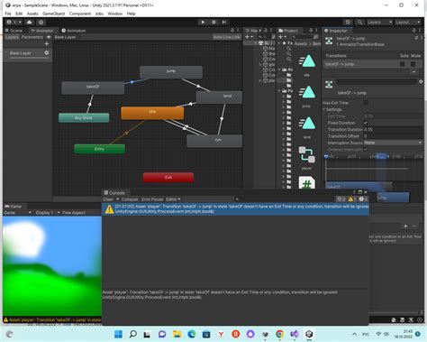 C После добавления анимации игроку в Unity у него отключилась физика