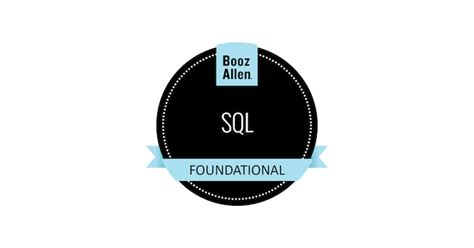 Sql Foundational Credly