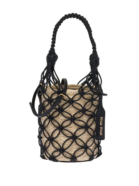 Miu Miu Top Handle Bucket Bag Farfetch