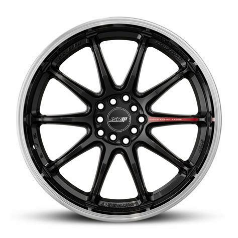 Racing Wheels Jsr St37 Gloss Black Machined Lip 18x85 5x112 Wheel