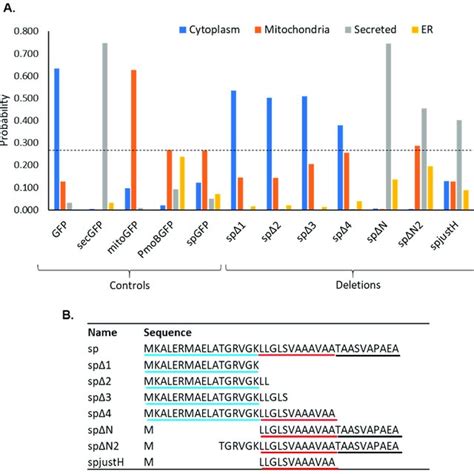 Subcellular Localisation Prediction Of Deletions Of The Pmob Signal