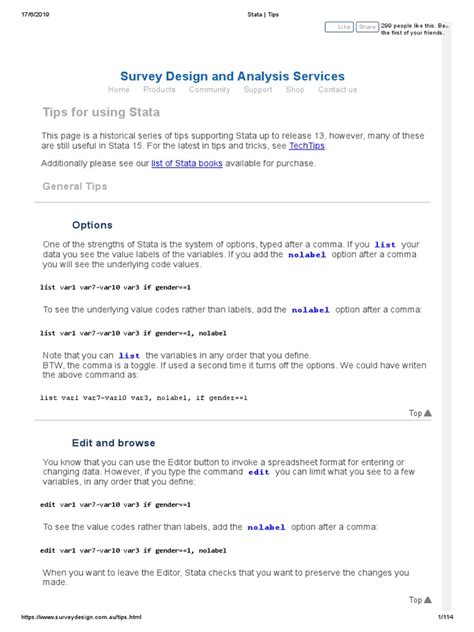 Stata Tips Pdf Pdf Computer File String Computer Science