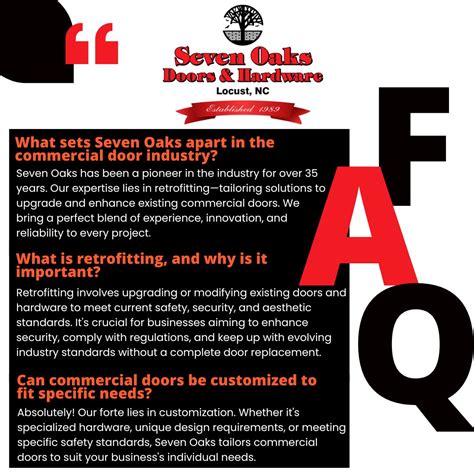Unlocking Doors To Knowledge Seven Oaks Faq Edition Seven Oaks Door