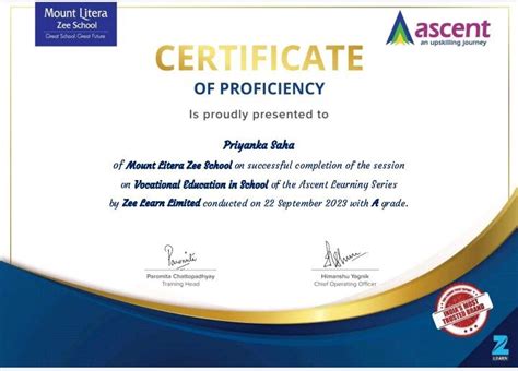 priyanka saha on linkedin proficiency certificate on successful completion of the session on…