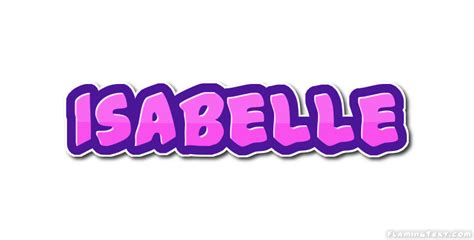 Isabelle Logo Free Name Design Tool From Flaming Text