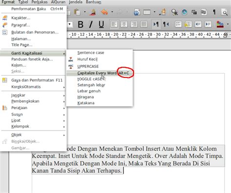 Mengenal Ikon Pada Libreoffice Writer Istana Media