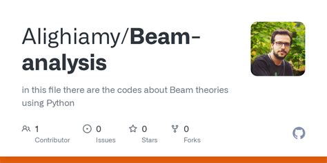 Github Alighiamybeam Analysis In This File There Are The Codes About Beam Theories Using Python