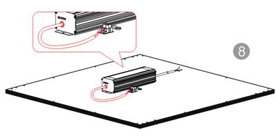 LED Panel Light Installation
