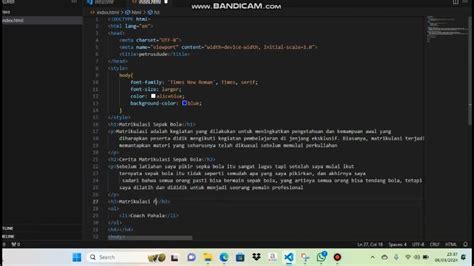 Tugas Buat Link~web Html Youtube