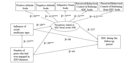 The Proposed Mediation Models With Standardized Path Coefficients P Download Scientific Diagram