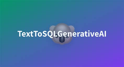 TextToSQLGenerativeAI A Hugging Face Space By Krishnaik