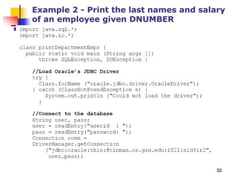Ppt Java Db Programming Powerpoint Presentation Free Download Id