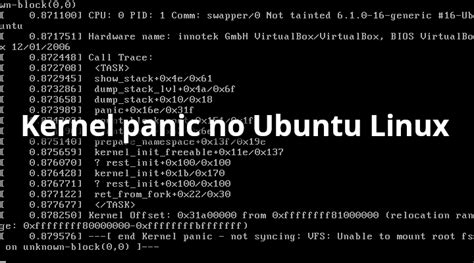 Kernel Panic No Ubuntu Linux