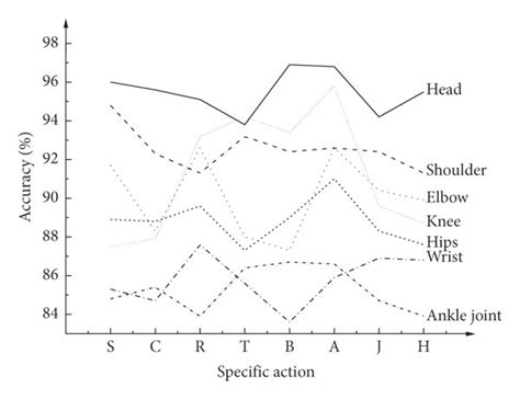 Accuracy Distribution Of Movement Extraction Results Of The Human