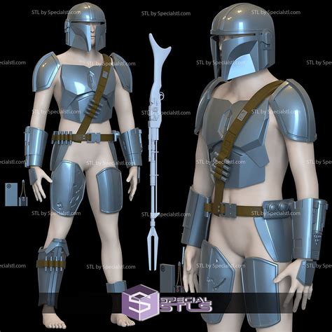 Cosplay Stl Files Mandalorian Beskar Steel Armor Specialstl