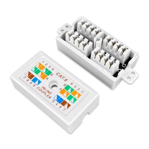 Ethernet Junction Box Cat 6 Utp Network Couplers Passive Components Networking