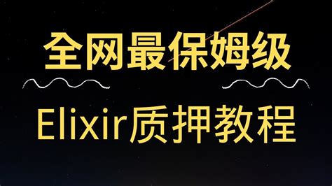 【1000刀重仓】全网最保姆级elixir质押教程，最低存100刀的ethusdt能拿空投，hack Vc和arthur Hayes两千万