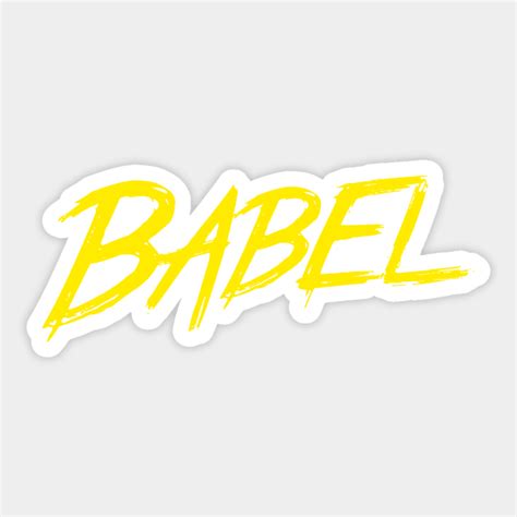 Babel Js Logo Babel Sticker Teepublic