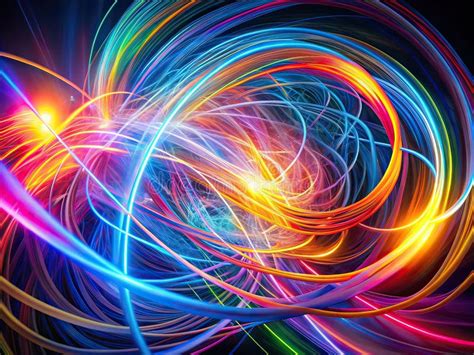 A Dynamic Visualization Of Abstract Communication Networks Long Exposure Photography Captures A