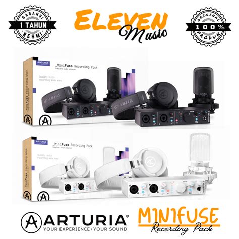 Jual Arturia Minifuse Recording Pack All In One Interface Bundle Shopee Indonesia