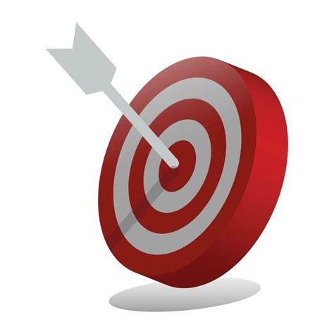 Bullseye Target Icon Arrow Dart Targeting Symbol Archery Target Icon Dart Targeting Market