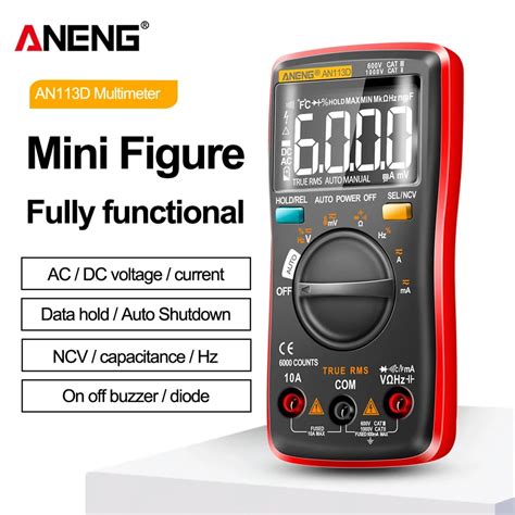 Aneng An113d 6000 True Rms Ac Dc