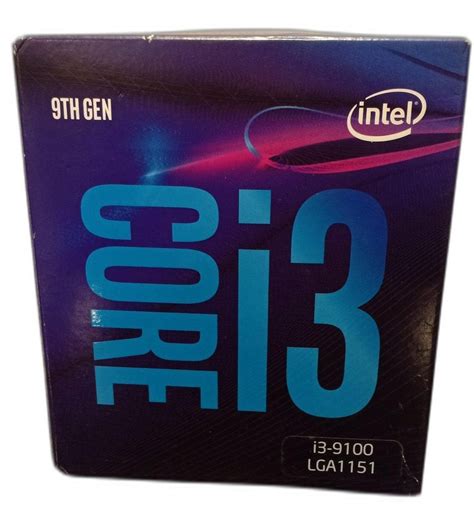 Windows Black Intel Core I3 9100 Processor 9th Generation Model Name Number Bx80684i39100f At