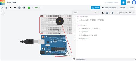 Arduino Simulation For A Buzzer Devpost
