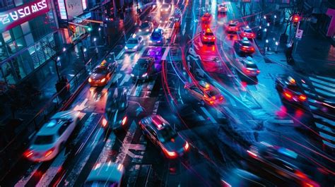 Premium Photo Revolutionizing Urban Mobility Ai And Robotics Integration In Autonomous Vehicles
