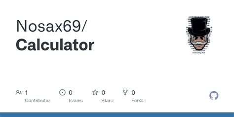 GitHub Nosax Calculator