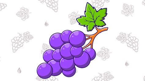 80 Desenhos De Uva Para Colorir E Imprimir