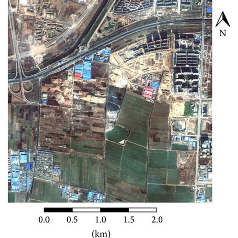High Spatial Resolution Satellite Scene Download Scientific Diagram