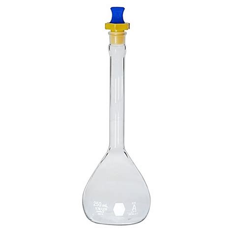 Kimble® Class A Volumetric Flask W Polyethylene Stopper 250 Ml 28014p 250