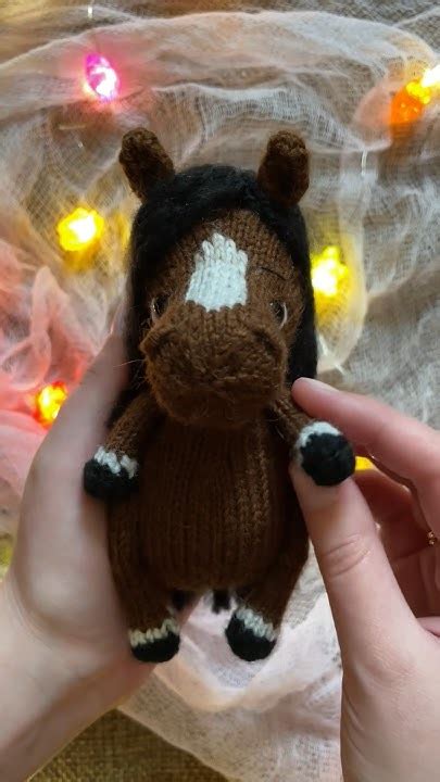 Мастер класс вязаная Лошадь Дейзи спицами вязание вязанаяигрушка мкспицами амигуруми спицы