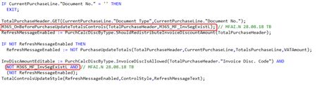[event request] codeunit 57 document totals · issue 3649 · microsoft