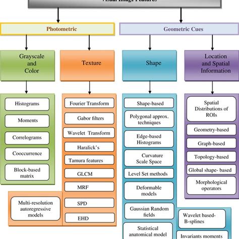 Visual Imaging Features Taxonomy Download Scientific Diagram