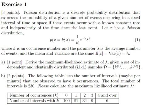 Points Poisson Distribution Is A Discrete Probability Distribution That Expresses The