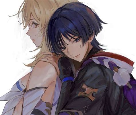 Two Anime Characters Are Hugging Each Other