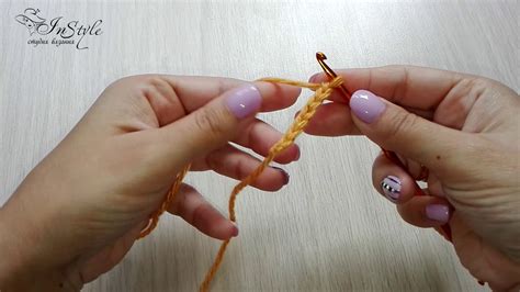 ВОЗДУШНАЯ ПЕТЛЯ Цепочка из воздушных петель Crochet For Beginners