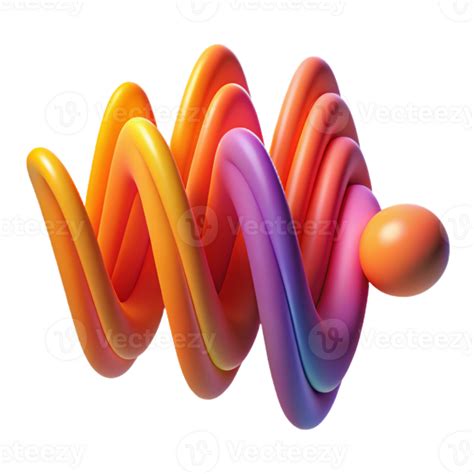 Vibrant Classic An Abstract Representation Of Sound Waves Using Vibrant Undulating Lines Of