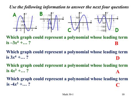 3 1 characteristics of polynomial functions pptx physics science