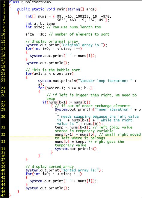 Array Program In Java With Example