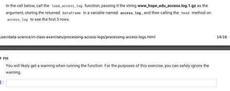 Solved Part Building A Function To Process A Log File Chegg