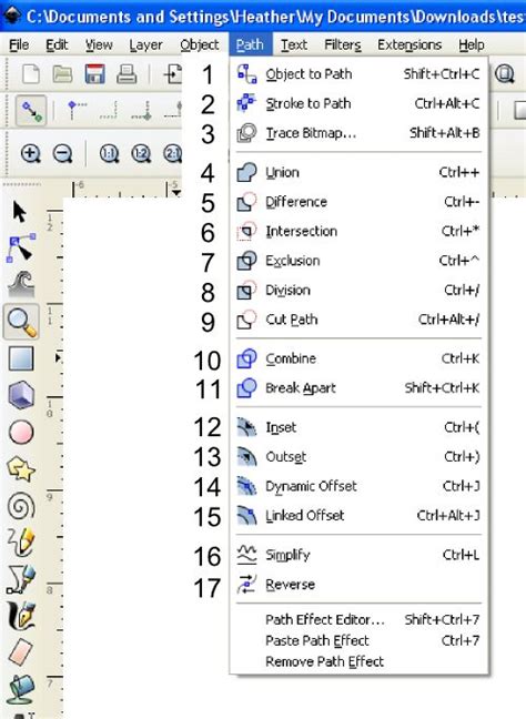 Inkscape Path Operations Explained Part 1 Graphic Design Tips