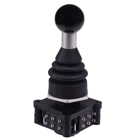 100470 Apem 2 Axis 4 Position Fingertip Joystick Double Pole 10a 12vdc