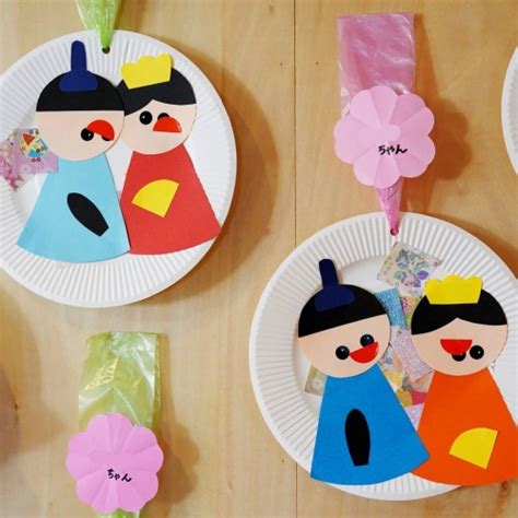 0歳児のひな祭り製作 せいさくっと