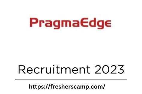 pragmaedge hiring 2023 for qa engineer associate hyderabad fresherscamp