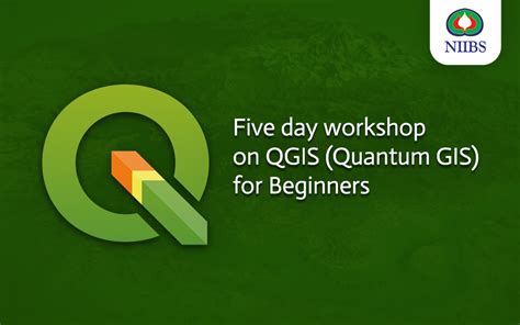 Five Day Workshop On Qgis Quantum Gis For Beginners Faculty Of
