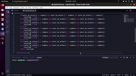 Criando Jogo Da Velha Em Python Youtube